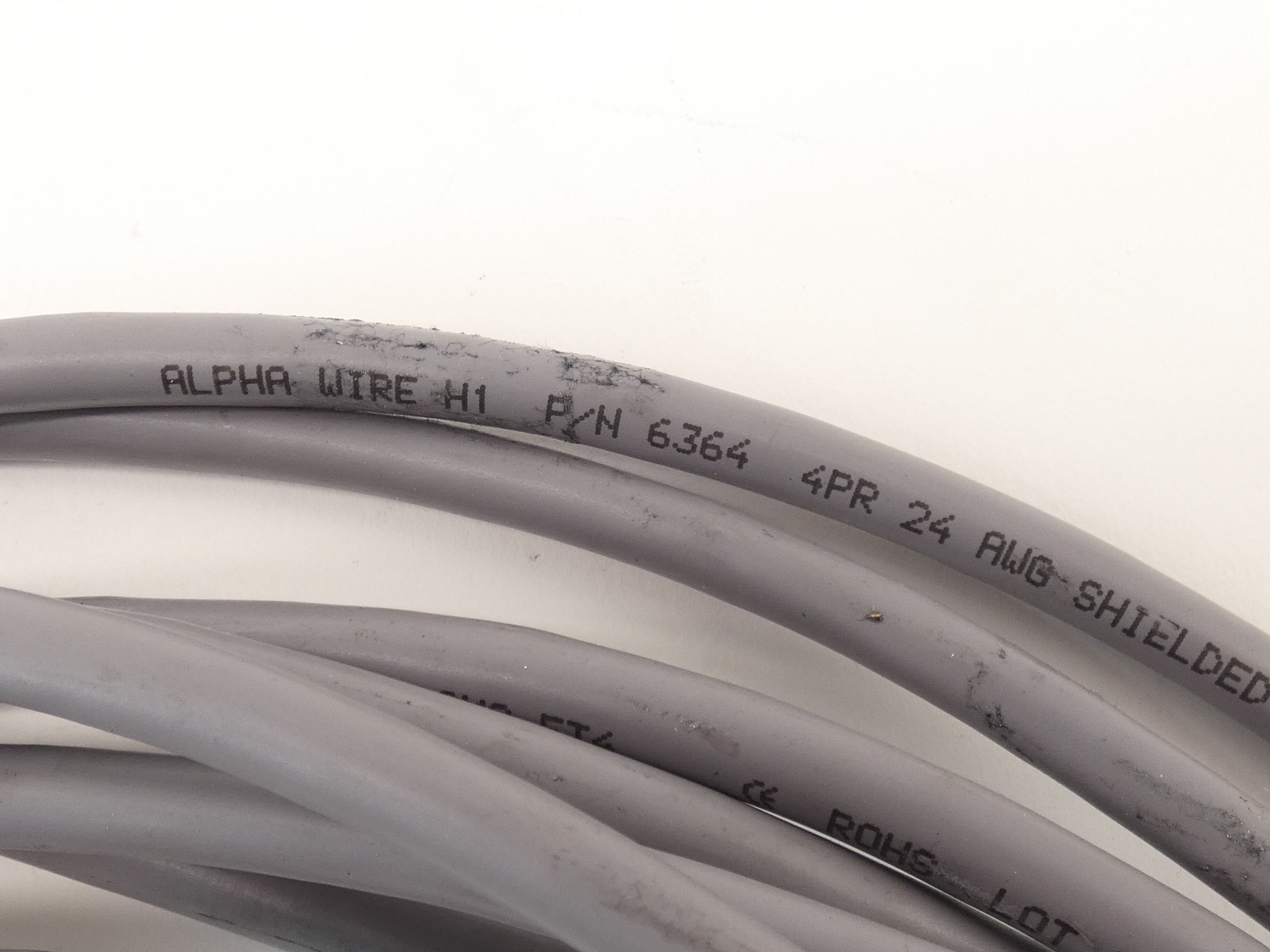 Alpha Wire Encoder H1 6364 Cable Assembly 24 AWG – GPM Surplus